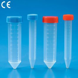 PROVETTE CONICHE 15 ML TAPPO A VITE AZZURRO